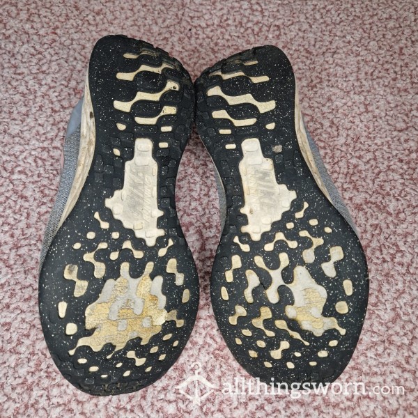 Abused Soles Filthy Worn Out Smelly And Neglected Dirt