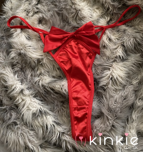 Sy Satin Bow Gstring