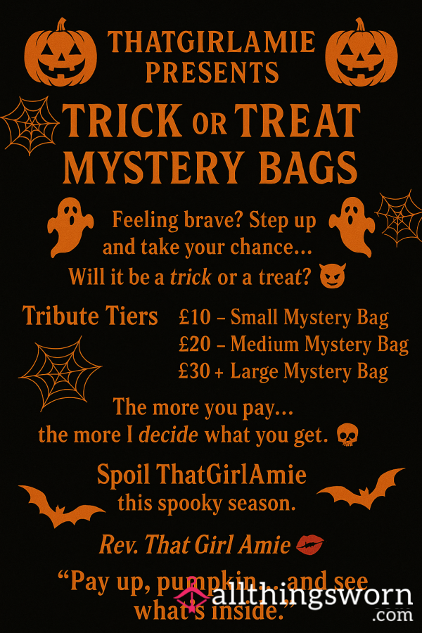 Trick Or Treat Mystery Bags