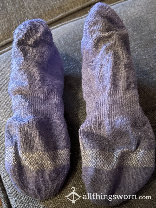 Well Worn Purple Avia Socks