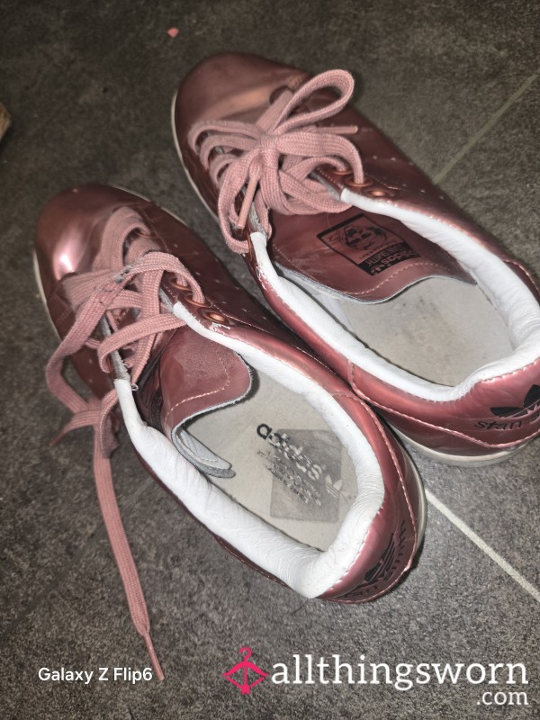 Worn Pink Stan Smiths UK Size 6 Well Loved Ready